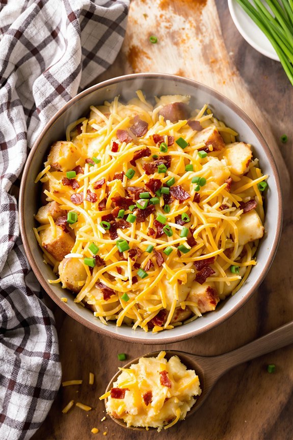 Irresistible Bacon-Loaded Cheesy Crockpot Potato Recipe - CoolHomeRecipes